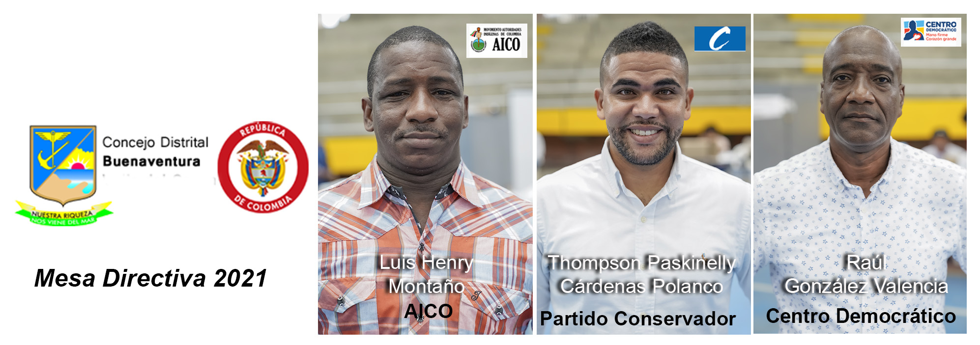Así quedó conformada la Mesa Directiva del Concejo Distrital de Buenaventura para el año 2021