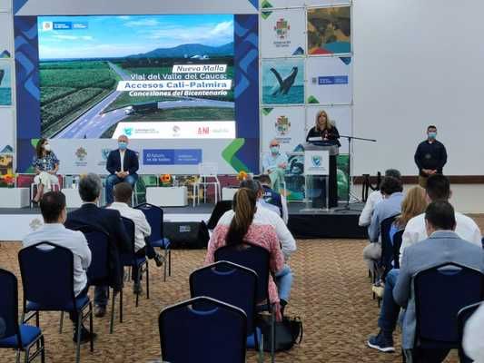 Gobierno nacional ratifica su compromiso con la culminación de la vía Buenaventura - Buga y el ...