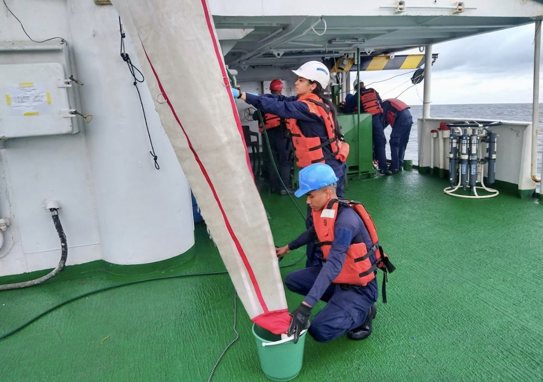 Con éxito finalizó la XXV expedición del Crucero Oceanográfico ERFEN
