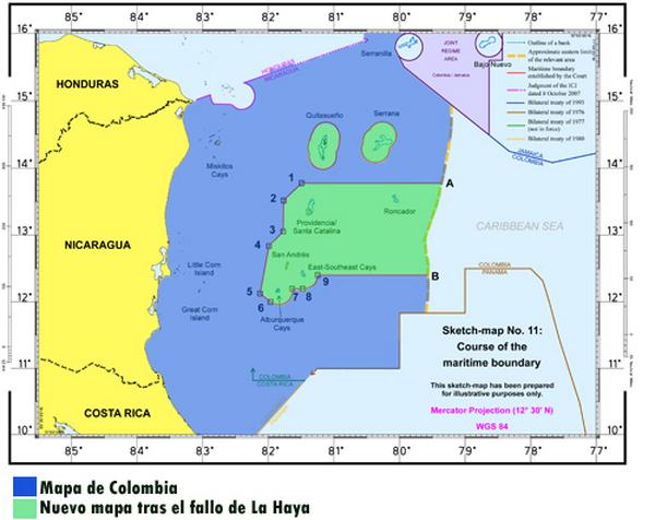 Ese mar no era de Colombia